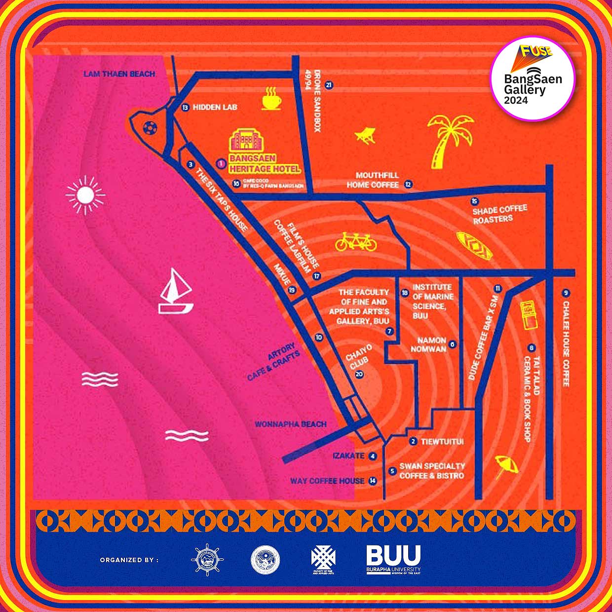 Map – Bangsaen Gallery
